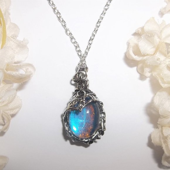 Fashion Jewelry | Jewelry | Preowned Necklace Necklace Blue And Silver ...